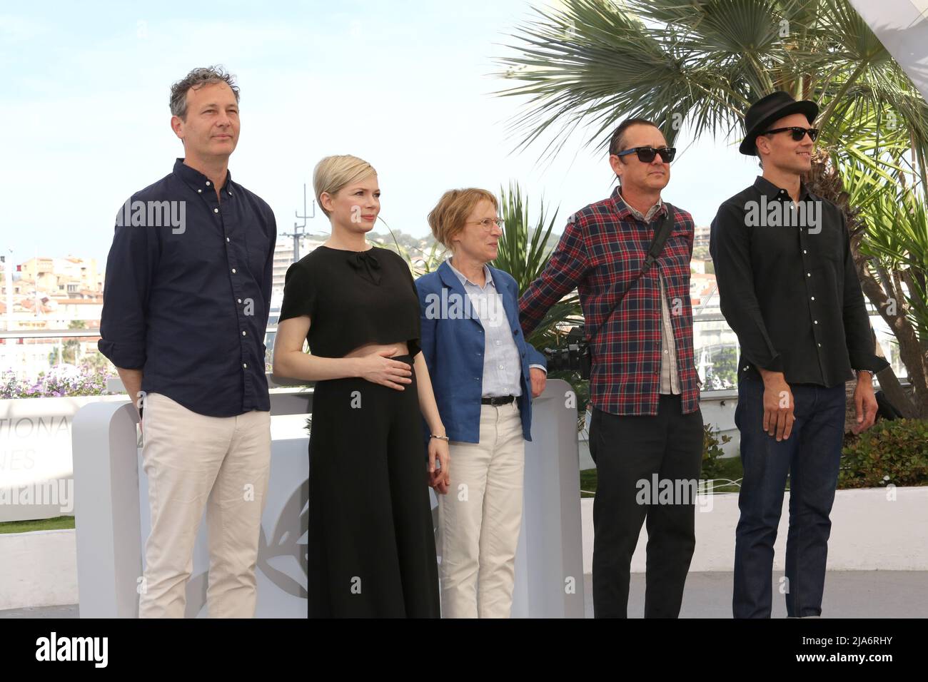 Cannes, France. 28th May, 2022. Jonathan Raymond, Michelle Williams ...