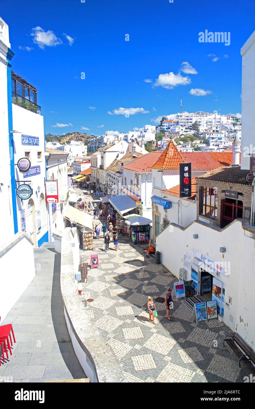 Old town Albufeira, Portugal Stock Photo - Alamy