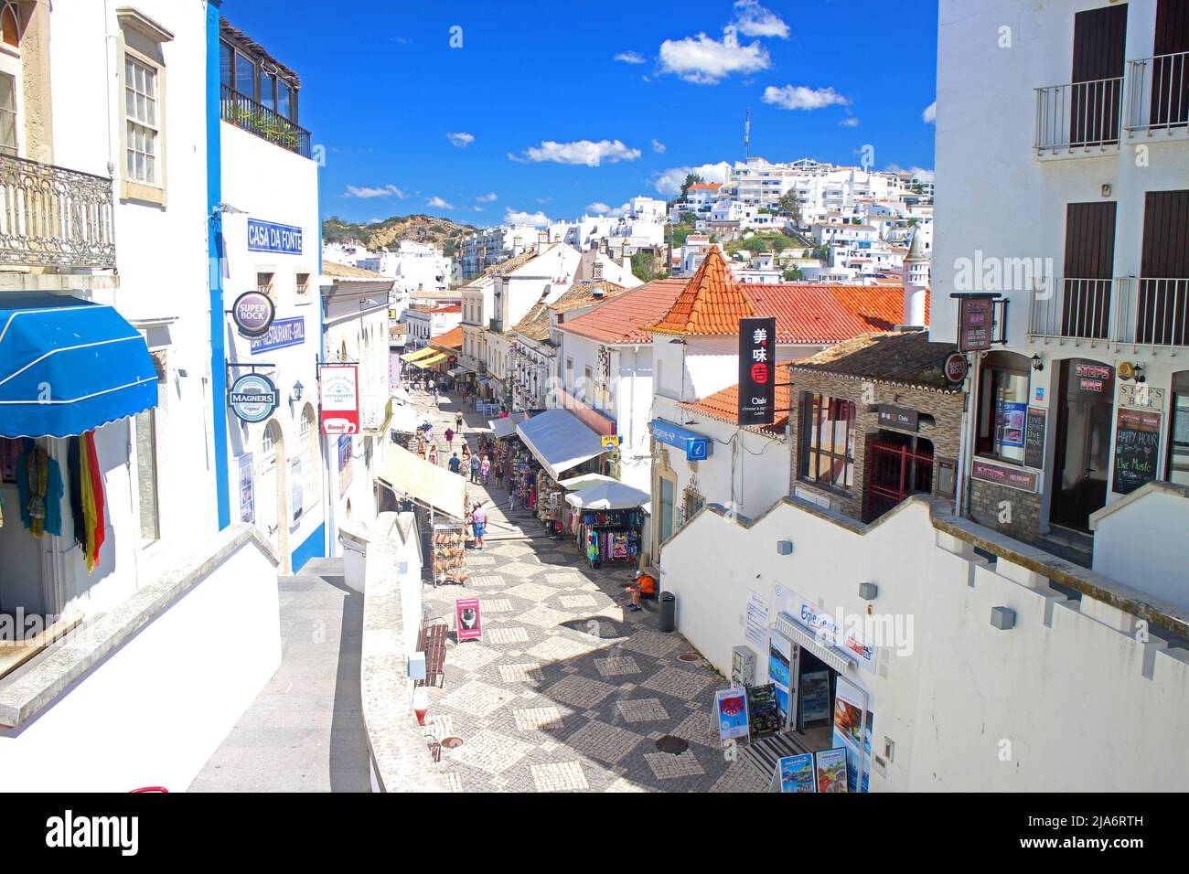 Old town Albufeira, Portugal Stock Photo - Alamy