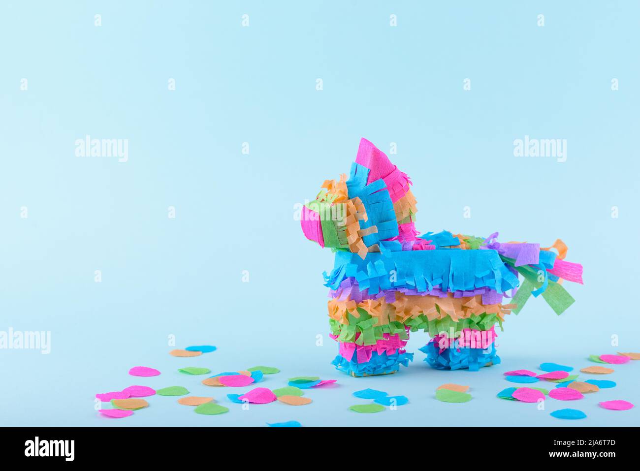 Traditional Mexican pinata in shape of donkey Stock Photo - Alamy