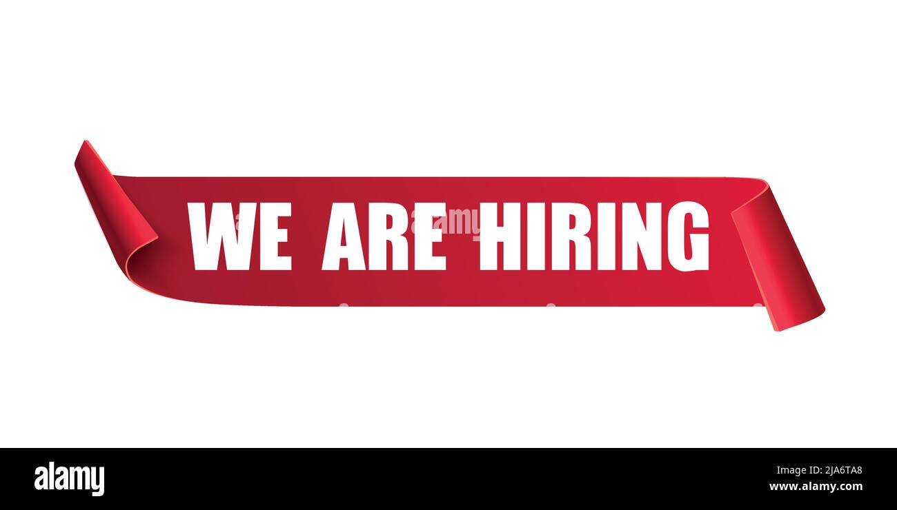 We are hiring sticker. we are hiring square isolated sign. we are ...