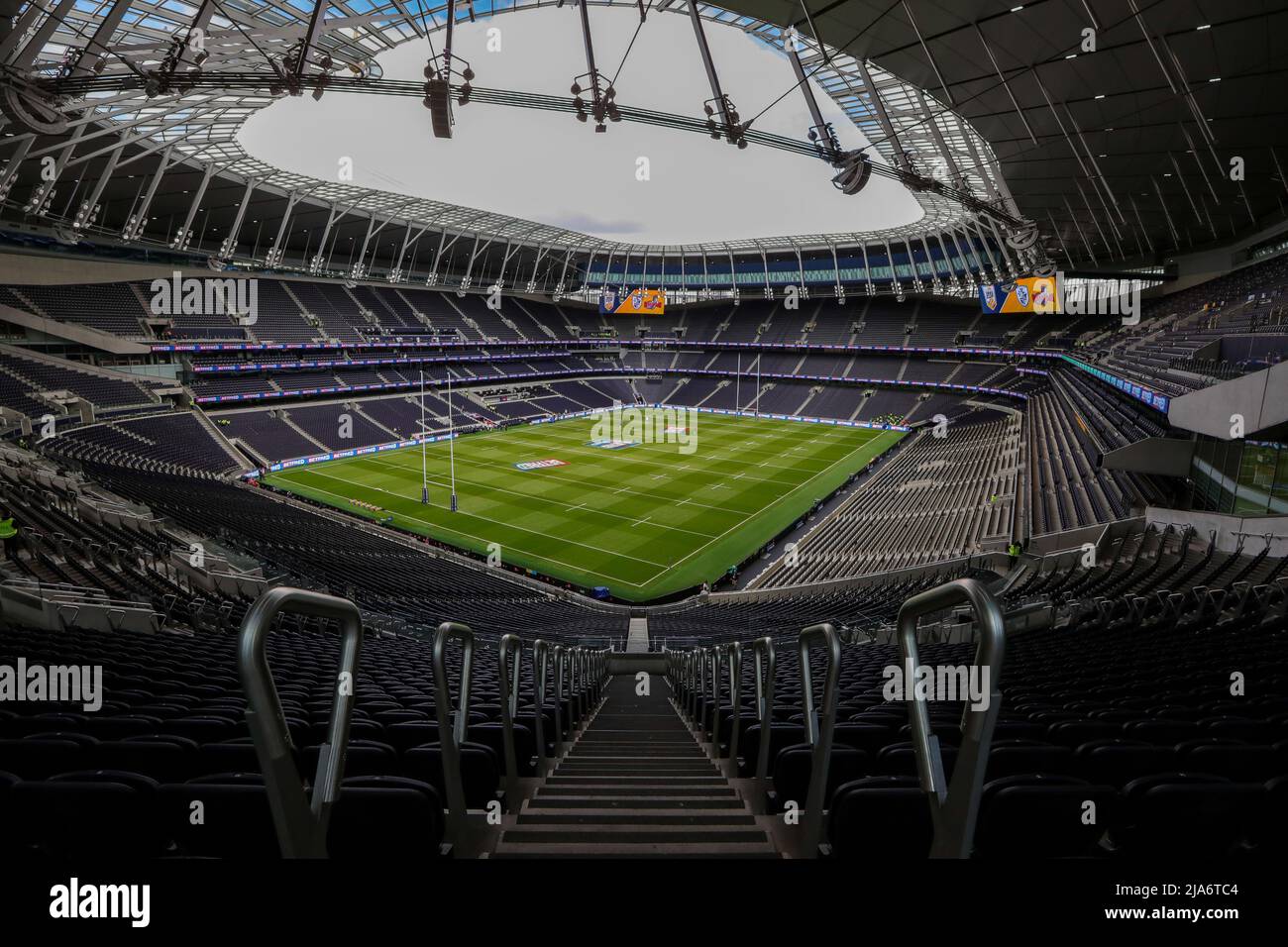 General view inside The Tottenham Hotspur Stadium ahead of today's AB ...