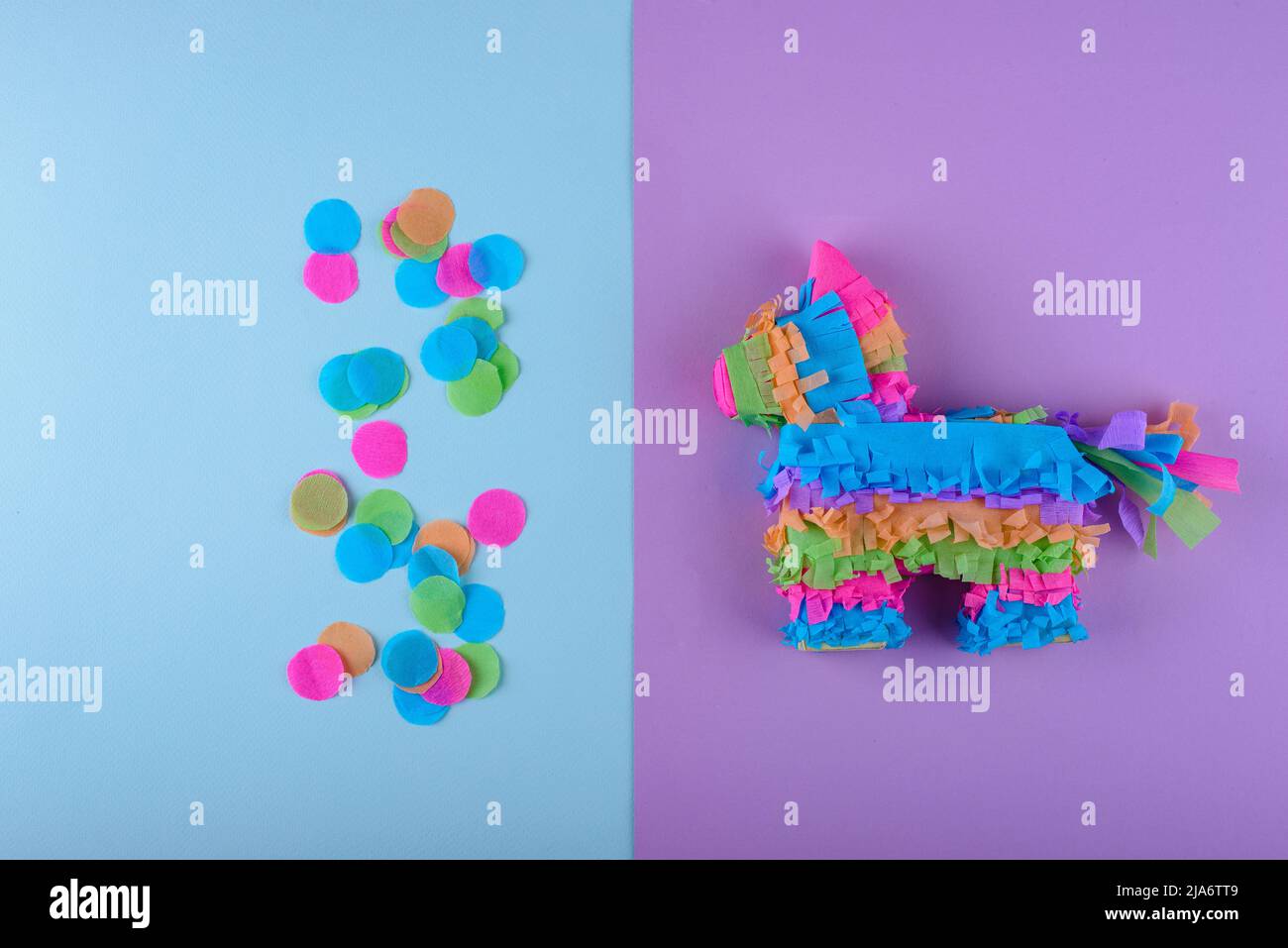 Traditional Mexican pinata in shape of donkey Stock Photo - Alamy