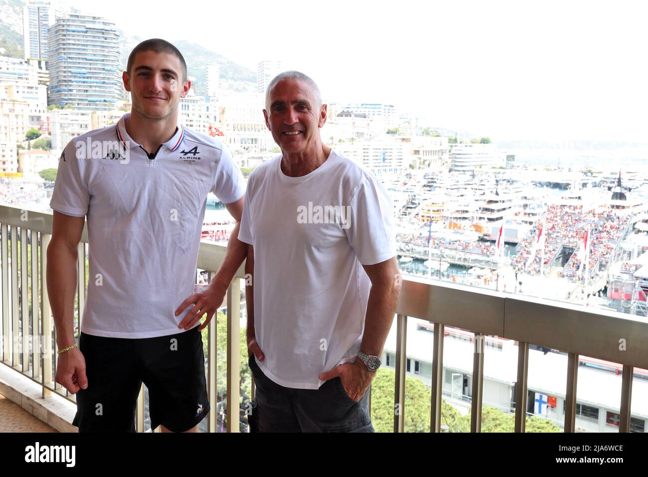 Monaco, Monte Carlo. 28th May, 2022. (L to R): Jack Doohan (AUS) Alpine ...