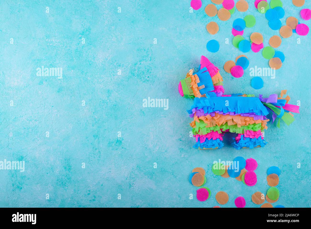 Traditional Mexican pinata in shape of donkey Stock Photo - Alamy