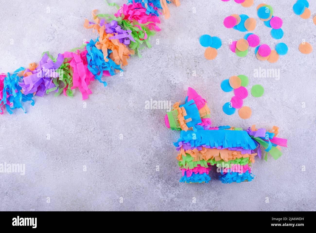 Traditional Mexican pinata in shape of donkey Stock Photo - Alamy