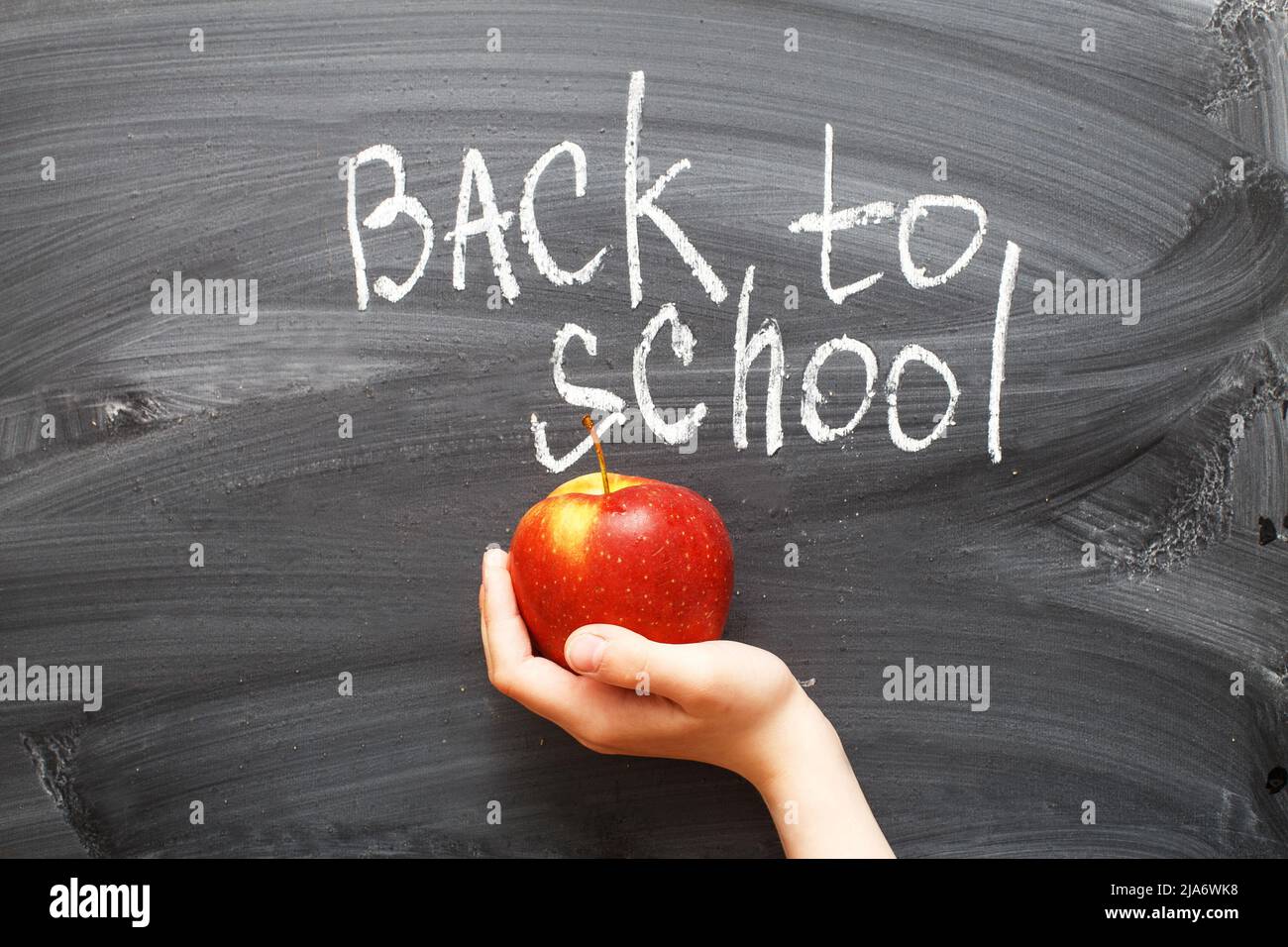 Welcome back school chalkboard background hi-res stock photography and ...