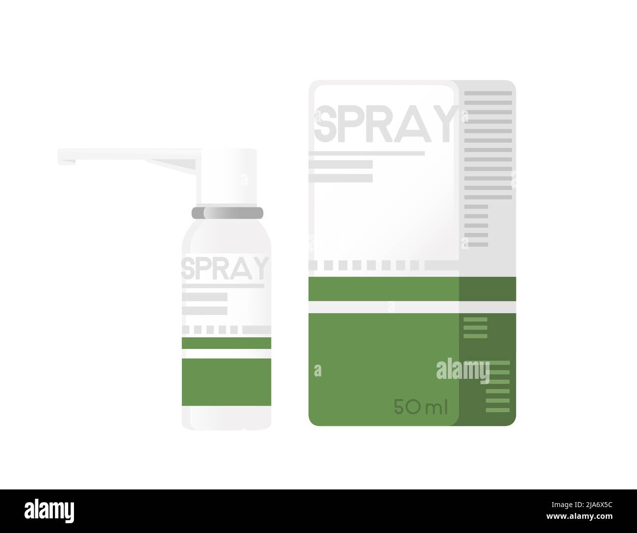 Medical Spray bottle with cardboard package steel bottle with aerosol ...