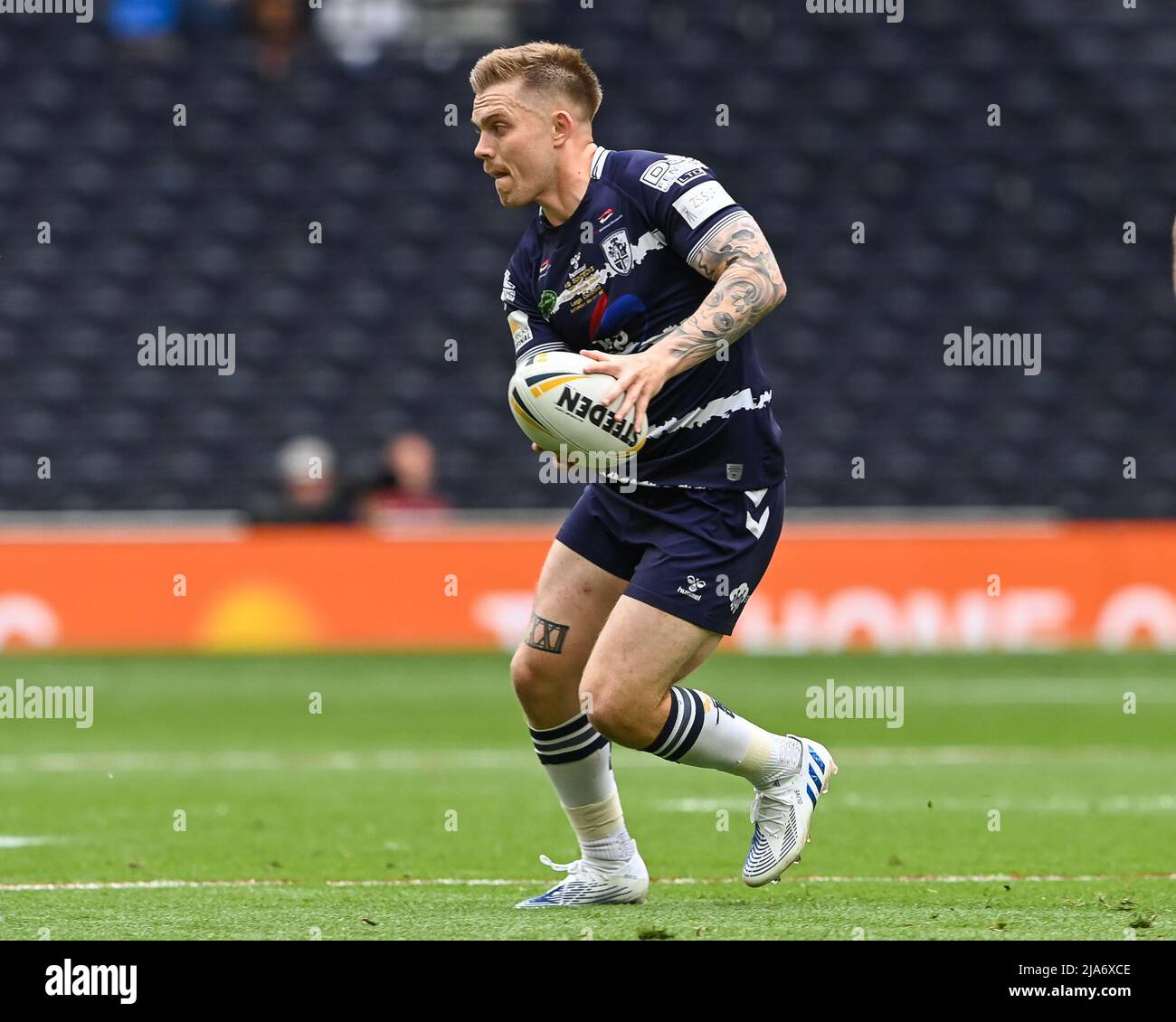 Morgan Smith #20 of Featherstone Rovers in action Stock Photo - Alamy