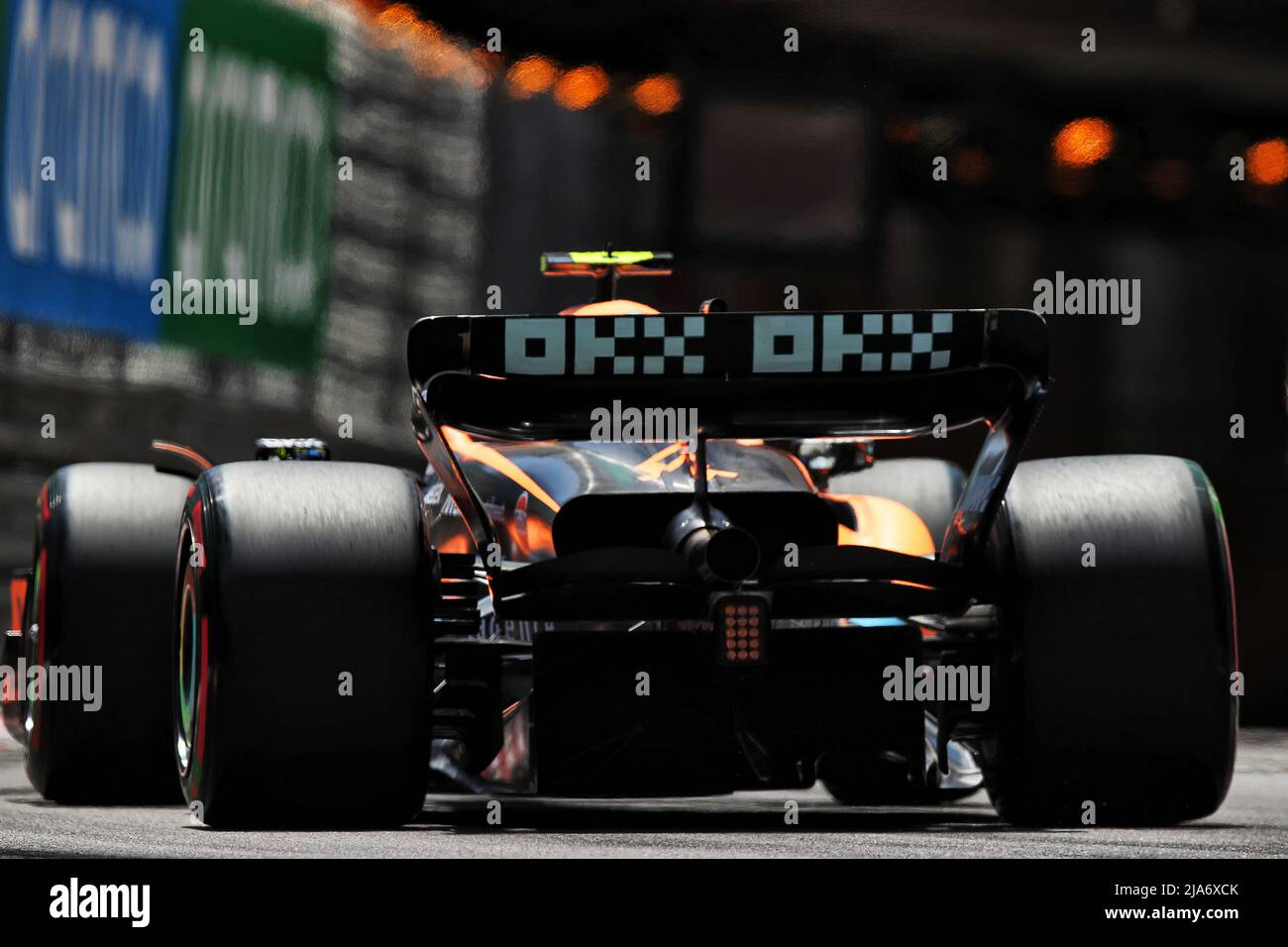 Lando Norris (GBR) McLaren MCL36. Monaco Grand Prix, Saturday 28th May 2022. Monte Carlo, Monaco ...