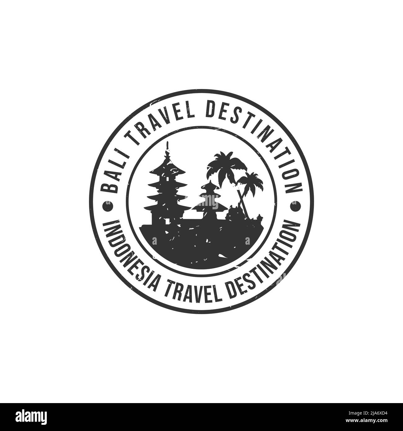 Bali landmark island icon Cut Out Stock Images & Pictures - Alamy