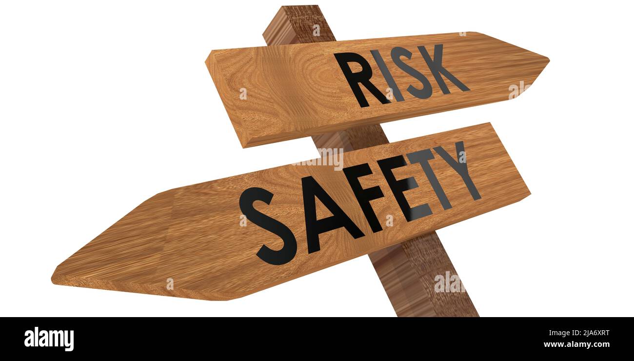 Cartoon wooden direction arrow hi-res stock photography and images - Alamy