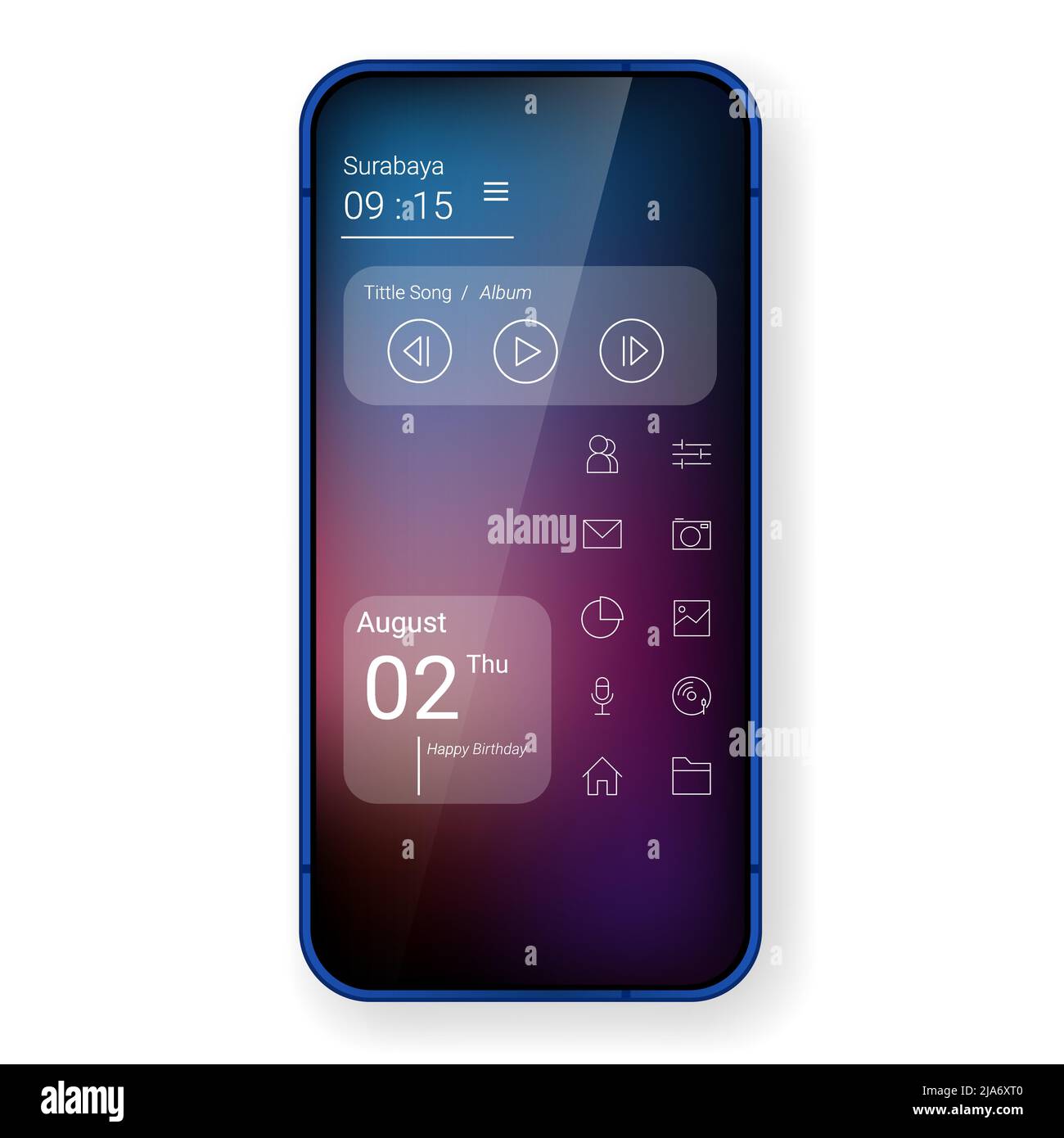 redesign home screen user interface Stock Vector Image & Art - Alamy