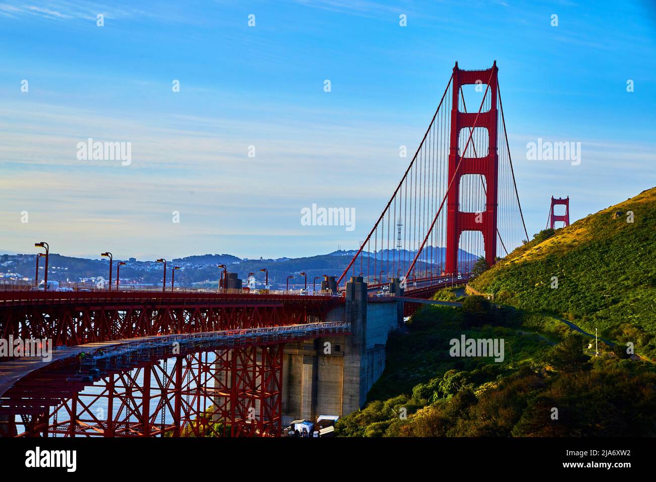 Entrance tower to bridge and city hi-res stock photography and images ...