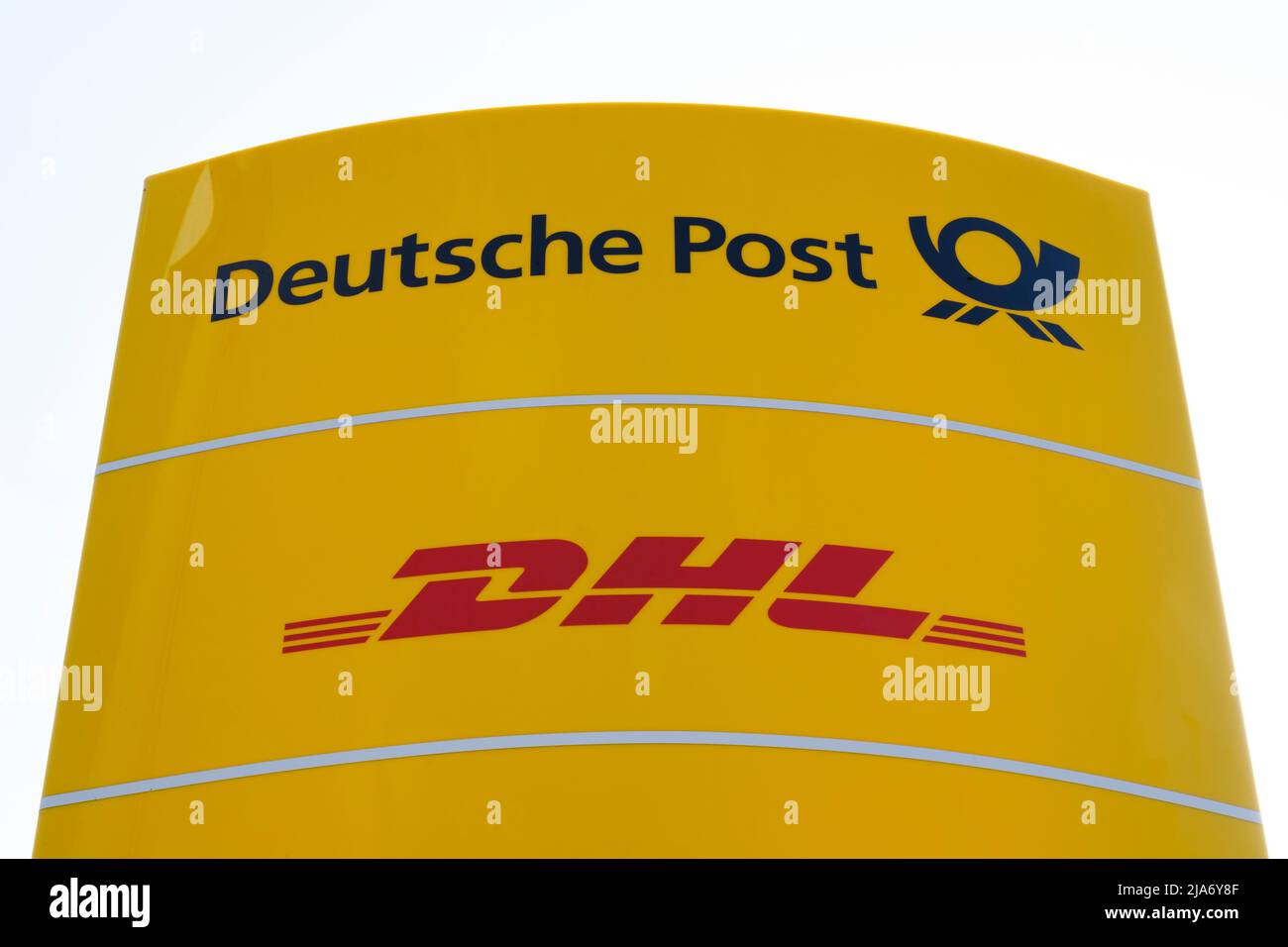 Sign And Logo Of Deutsche Post And DHL Stock Photo - Alamy