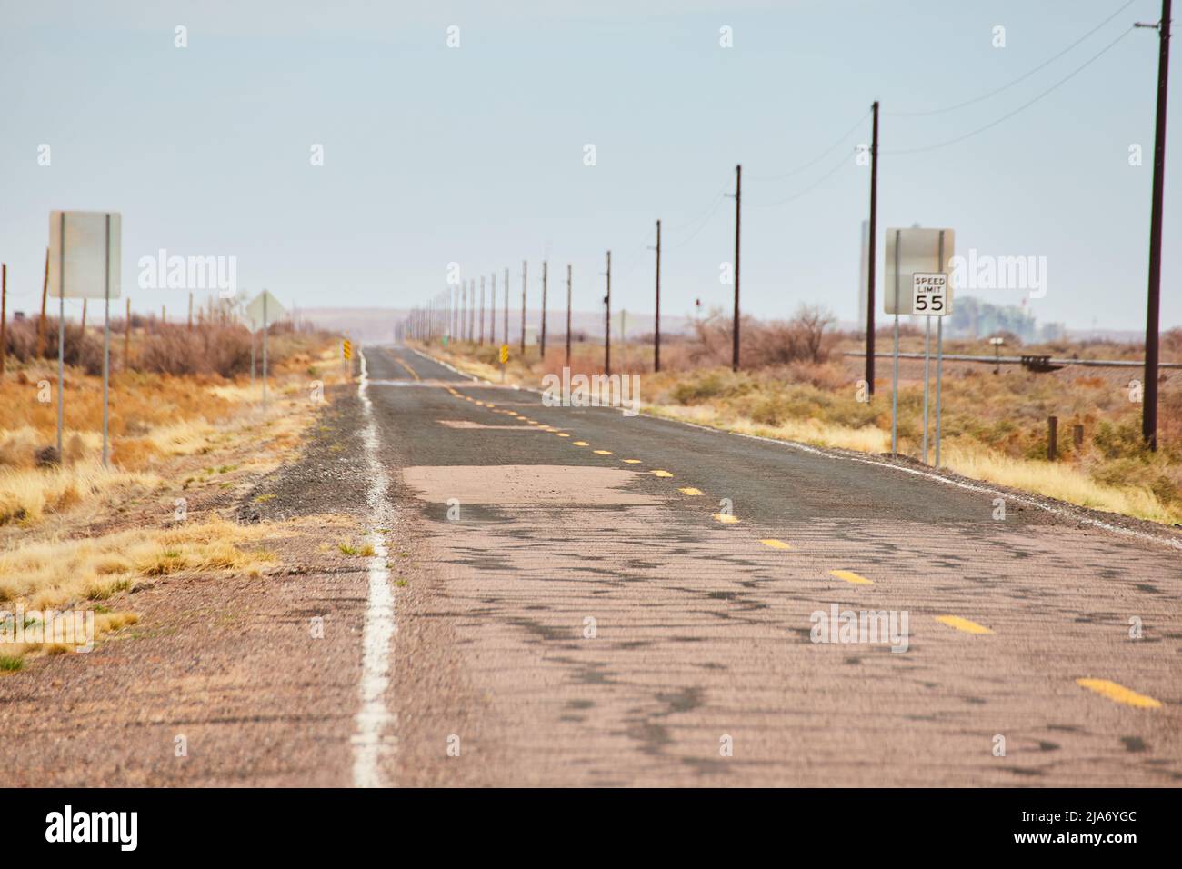 Iconic American Highway Route 66 from Arizona Stock Photo - Alamy