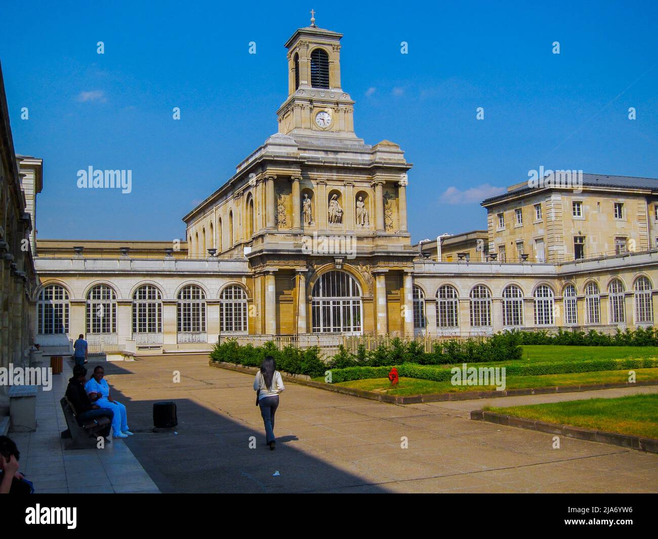 Paris, France, French Public Hospital Building, Chapel, "Hopital Public ...