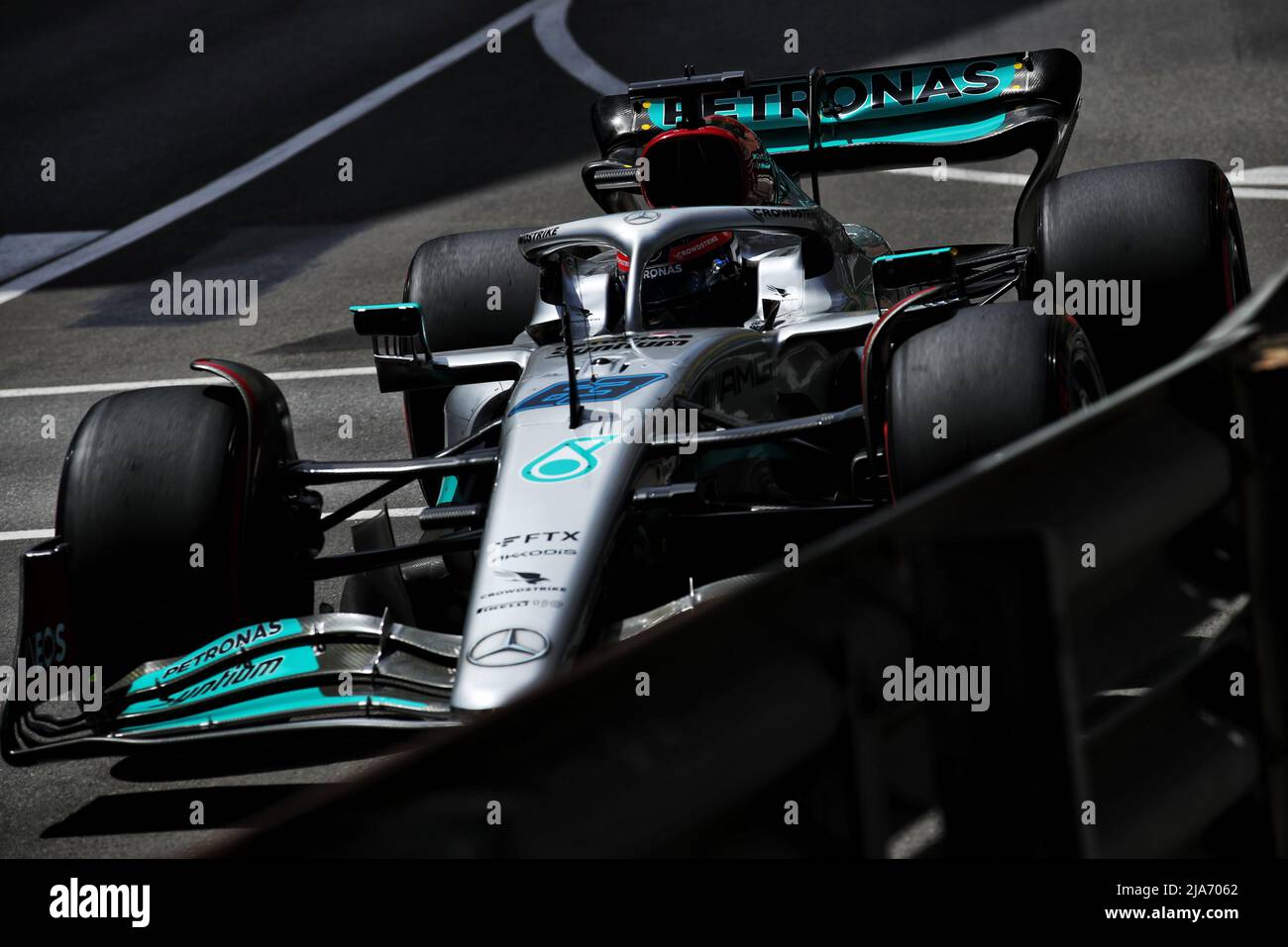 George Russell (GBR) Mercedes AMG F1 W13. Monaco Grand Prix, Saturday ...
