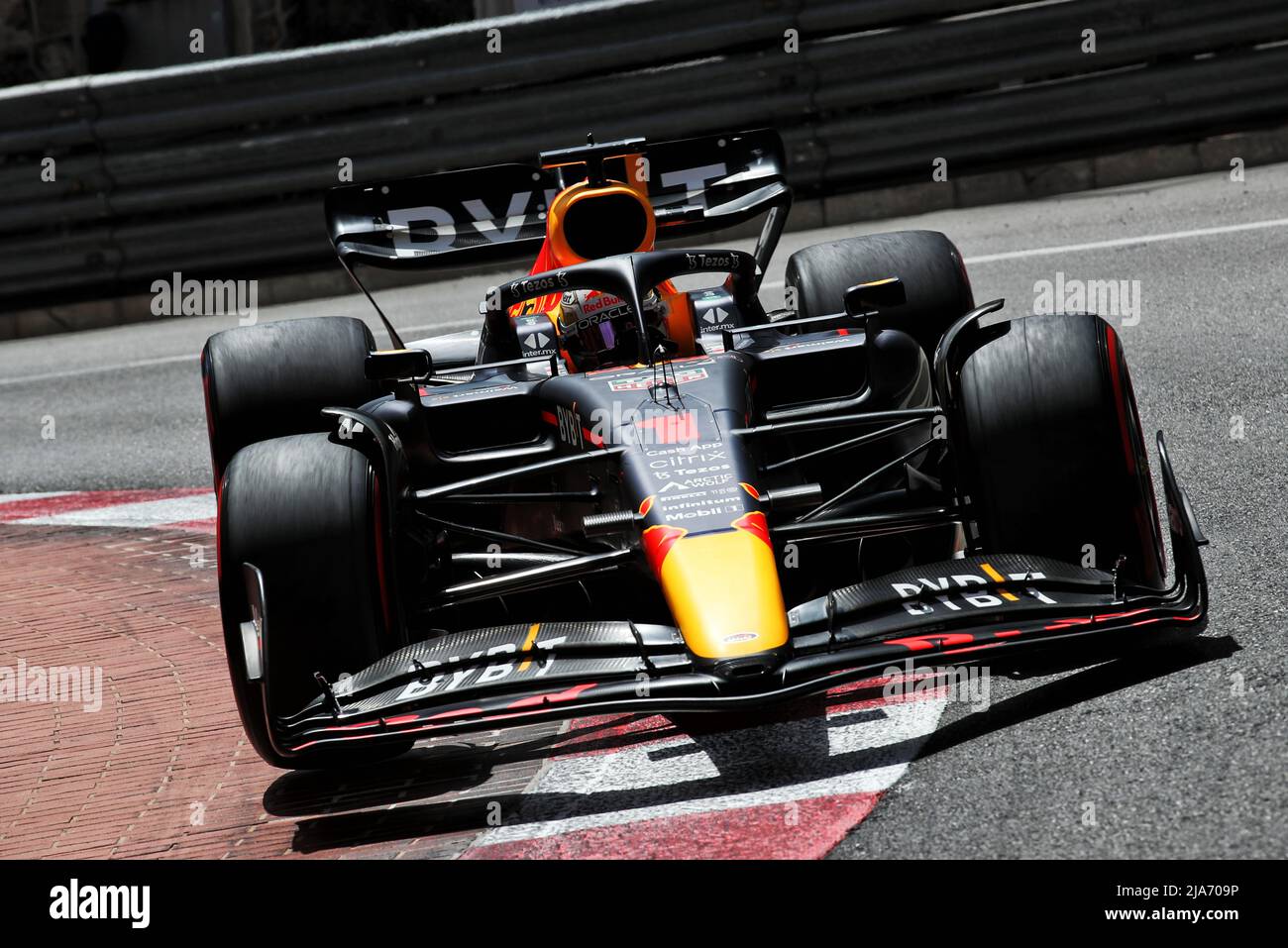 Max Verstappen (NLD) Red Bull Racing RB18. Monaco Grand Prix, Saturday ...