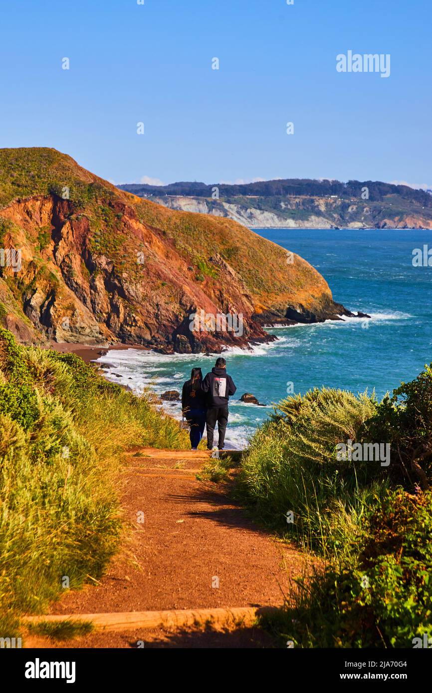 Beautiful trail path beaches hi-res stock photography and images - Alamy