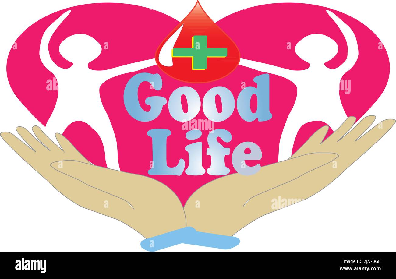 Good Life. Health Vector Logo. Good Life campaign concept. Best use for ...