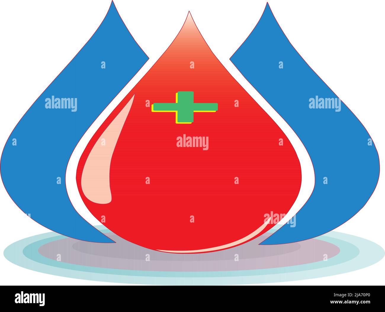 Three bloods icon. Health Vector Logo. Best quality and high use. High ...