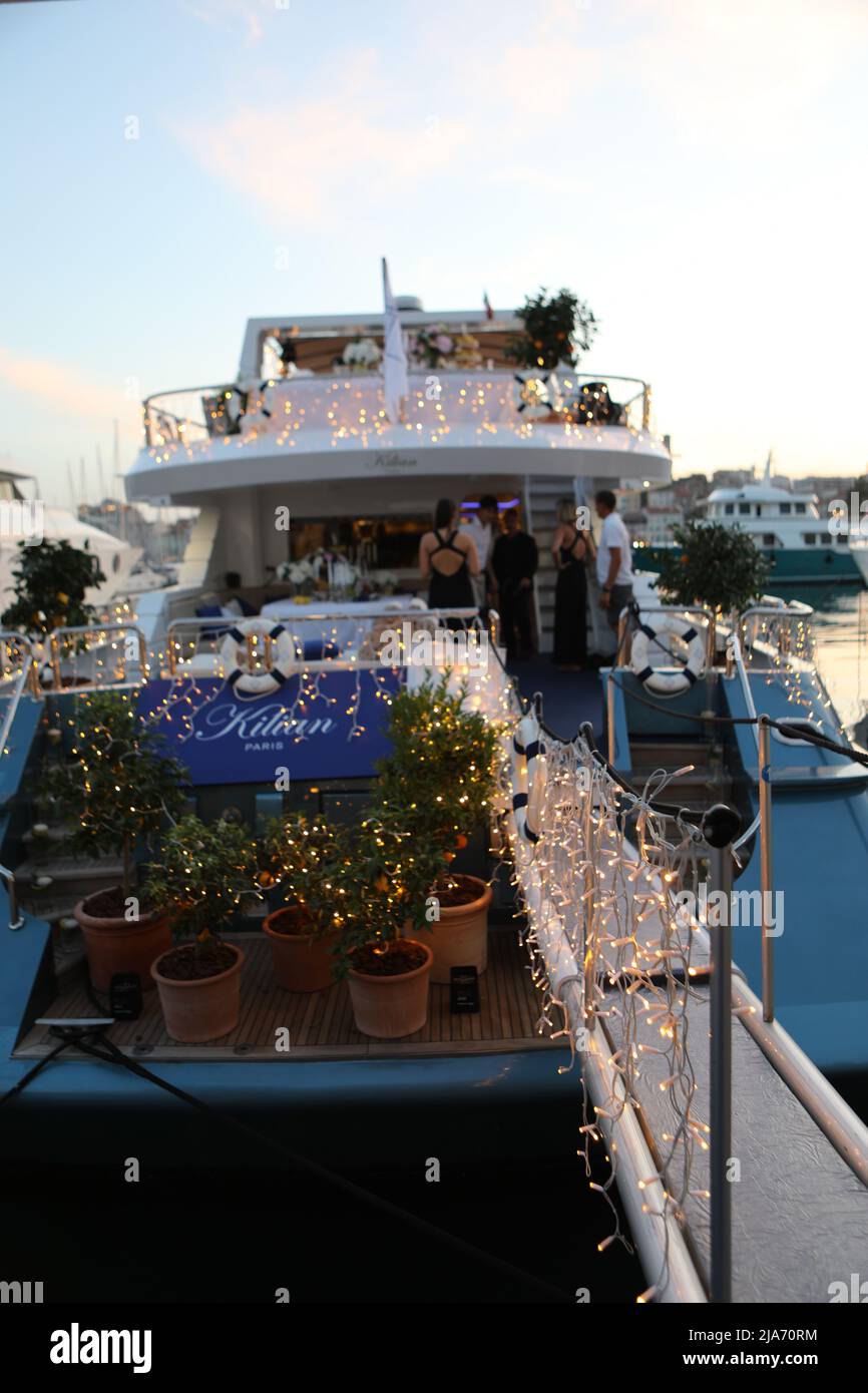 May 27, 2022, Cannes, Cote d'Azur, France: Killian Paris Kool Yacht ...