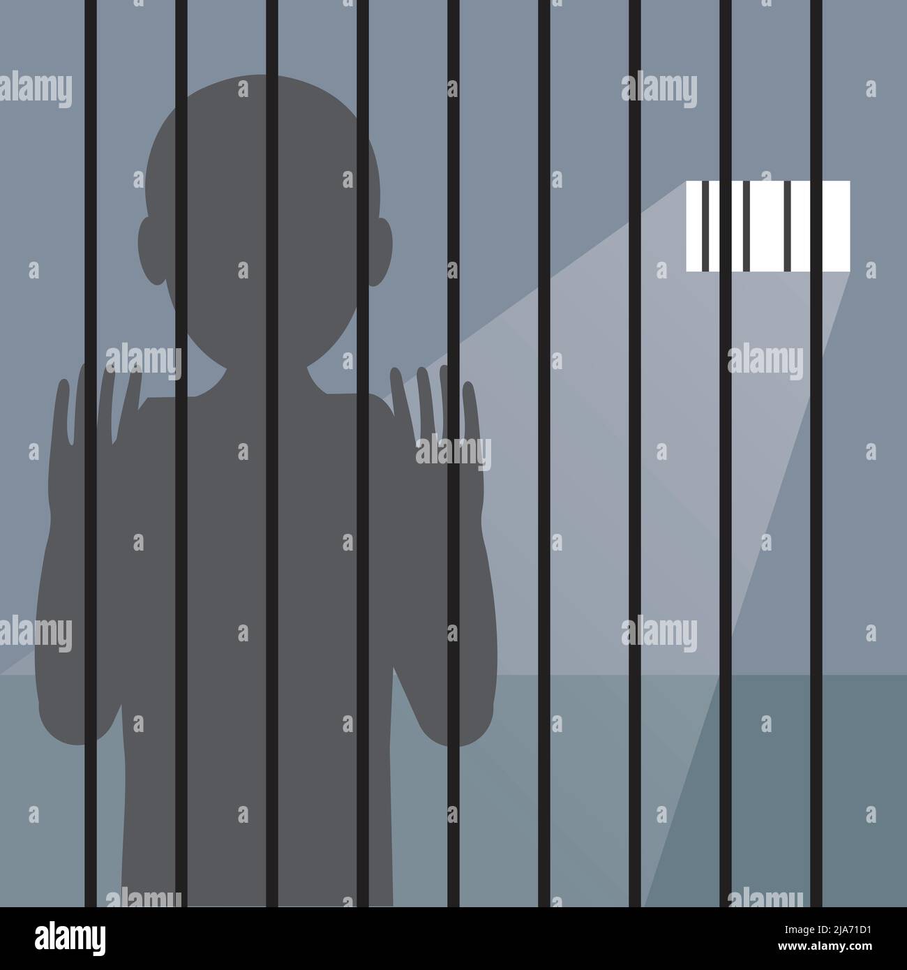 Jail Bars Silhouette