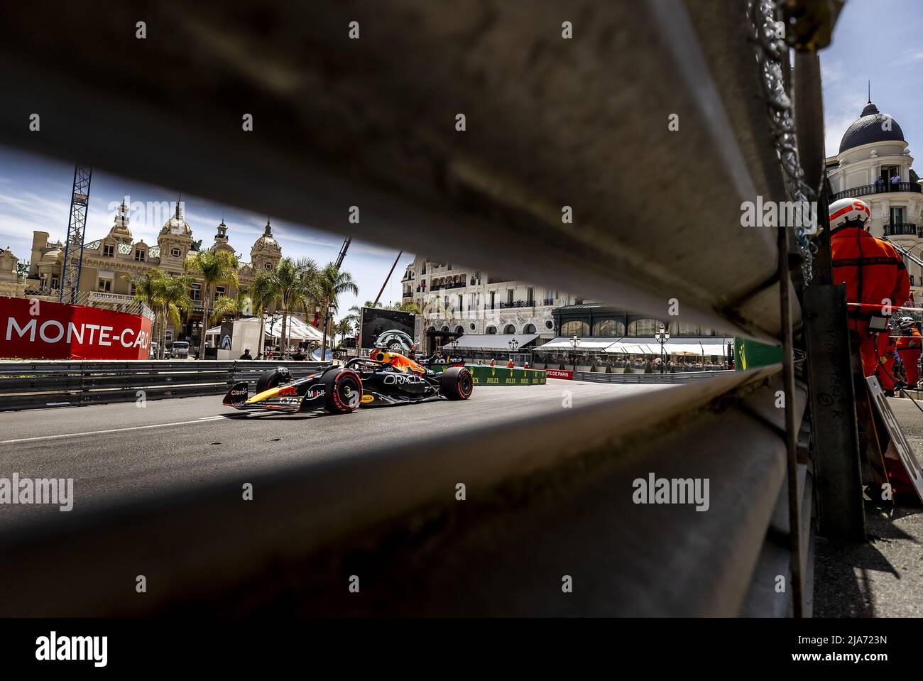 MONTE-CARLO - Max Verstappen (Oracle Red Bull Racing) during practice 3 ...