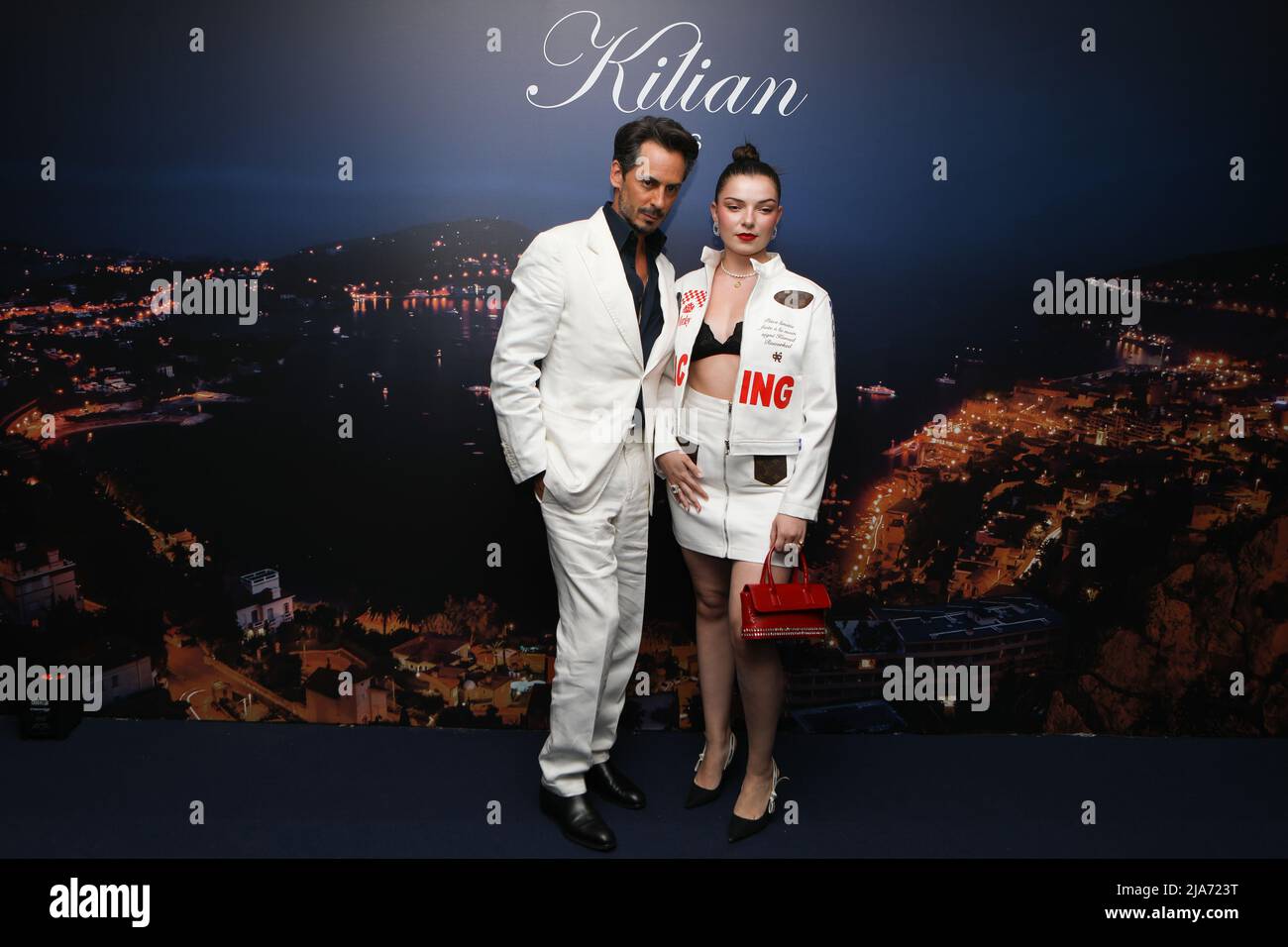 May 27, 2022, Cannes, Cote d'Azur, France: KILIAN HENEESSY greets CLARA ...