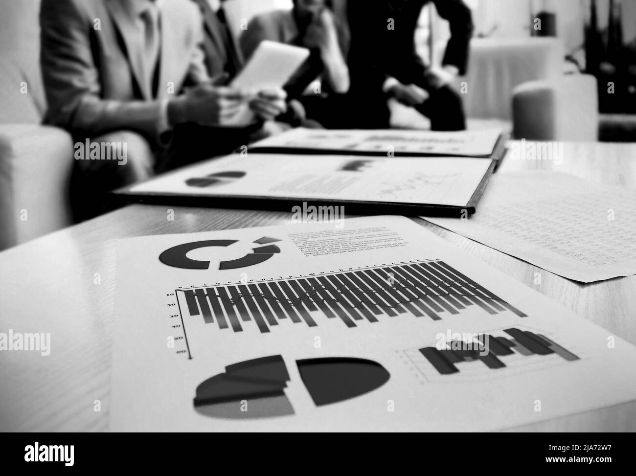 Business workplace wireless keyboard Black and White Stock Photos ...