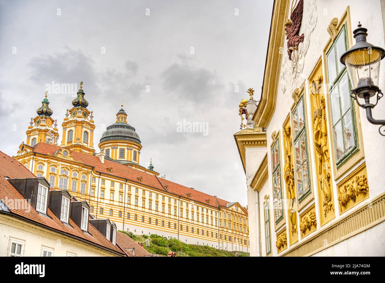 Melk abbey baroque style hi-res stock photography and images - Alamy