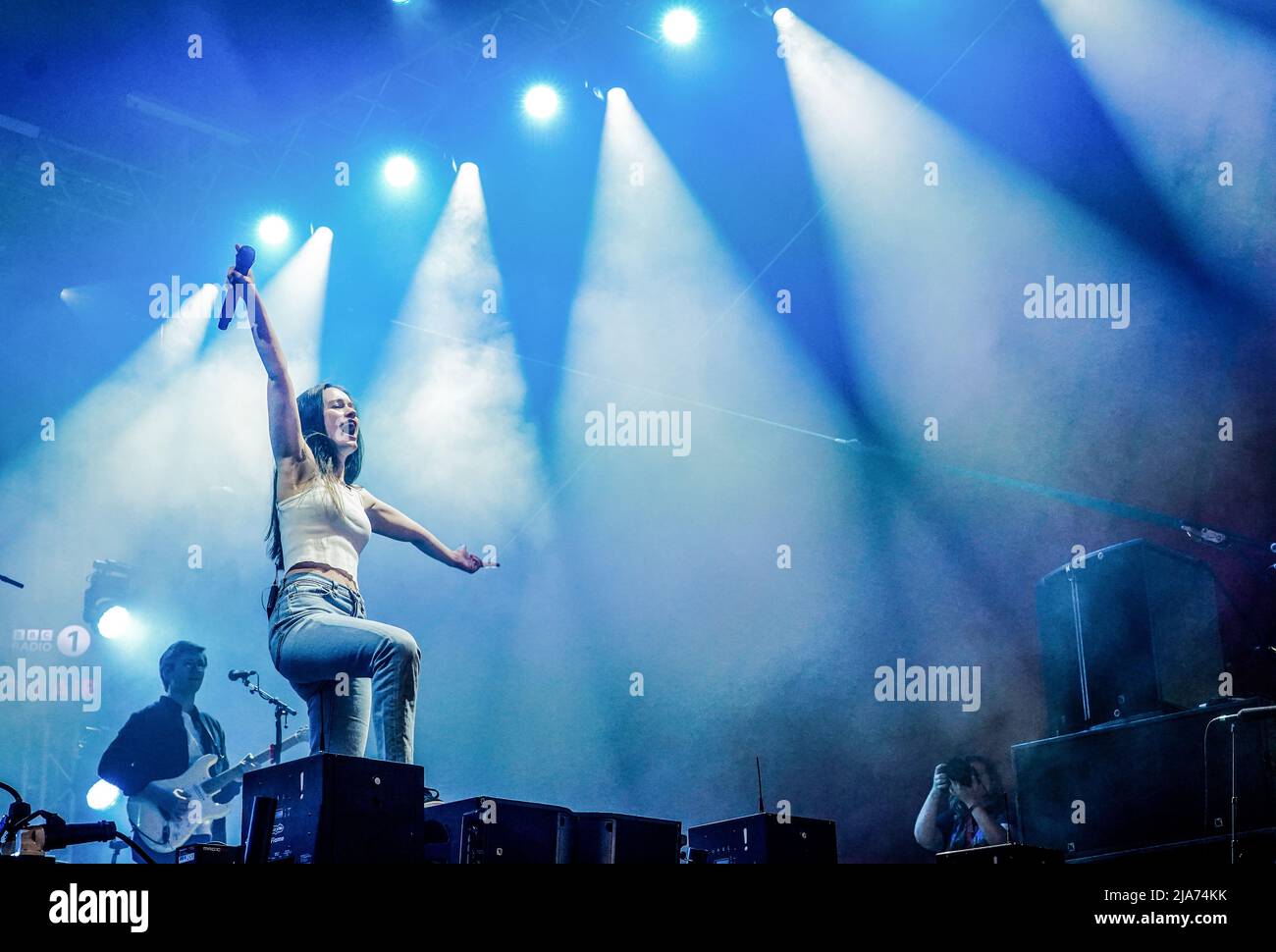 Sigrid performs on the future sounds stage during BBC Radio 1's Big ...