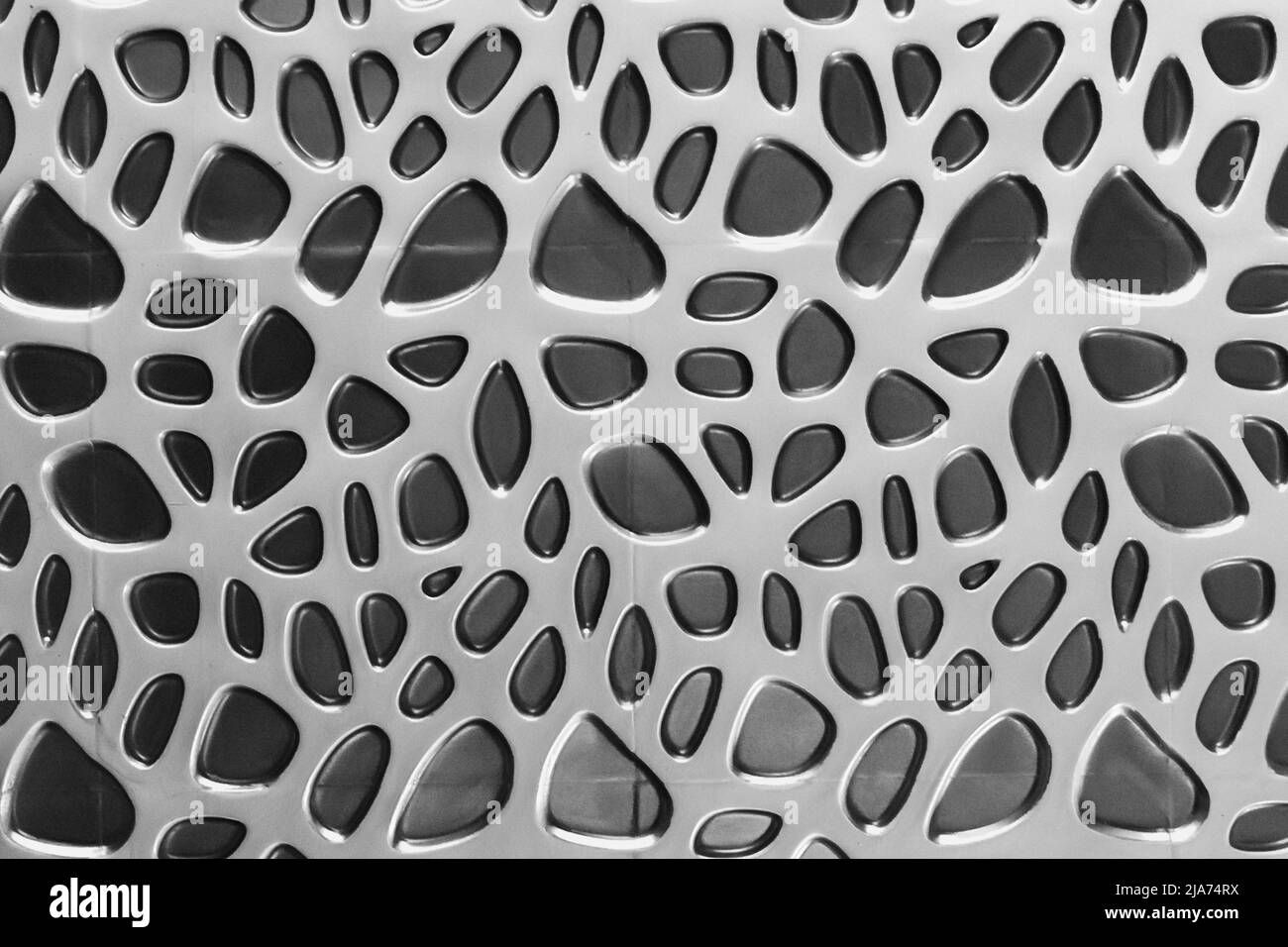 Abstract Pattern Interior Design Wall with Holes Sample Color Grey And ...