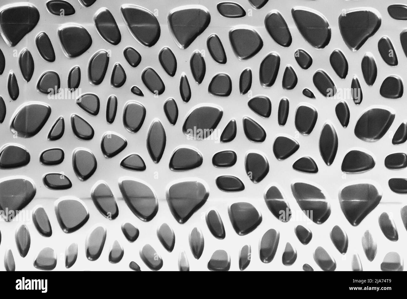 Abstract Pattern Interior Design Wall with Holes Sample Color Grey And ...