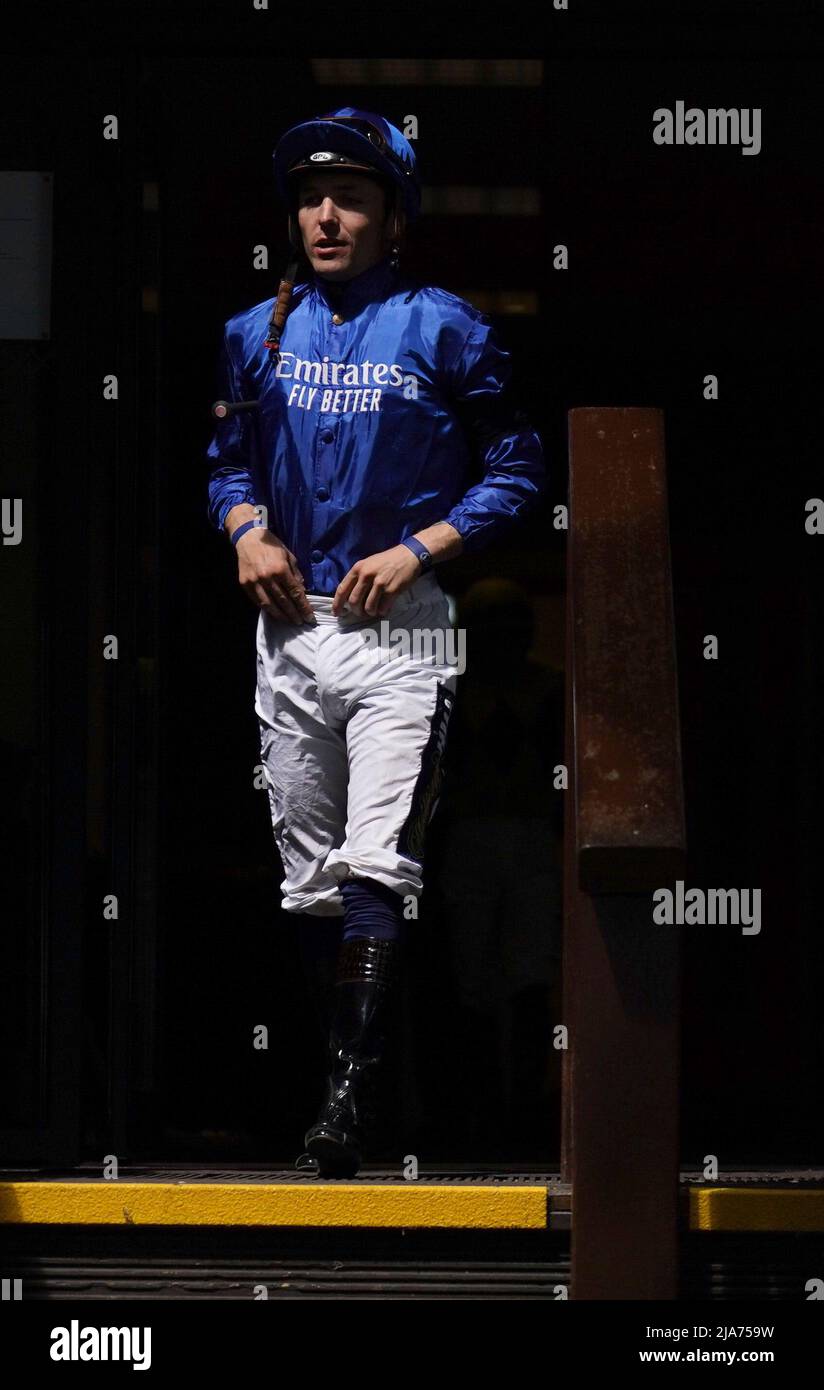 Jockey Kevin Stott before the third race of the day at Haydock Park ...