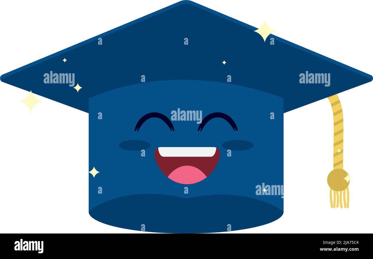 kawaii graduation cap Stock Vector Image & Art - Alamy