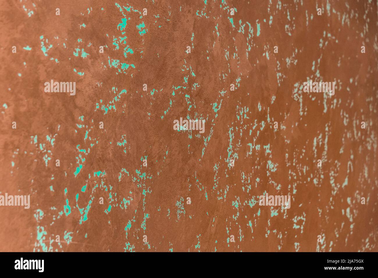 Brown plaster wall with abstract pattern stucco aqua color texture ...