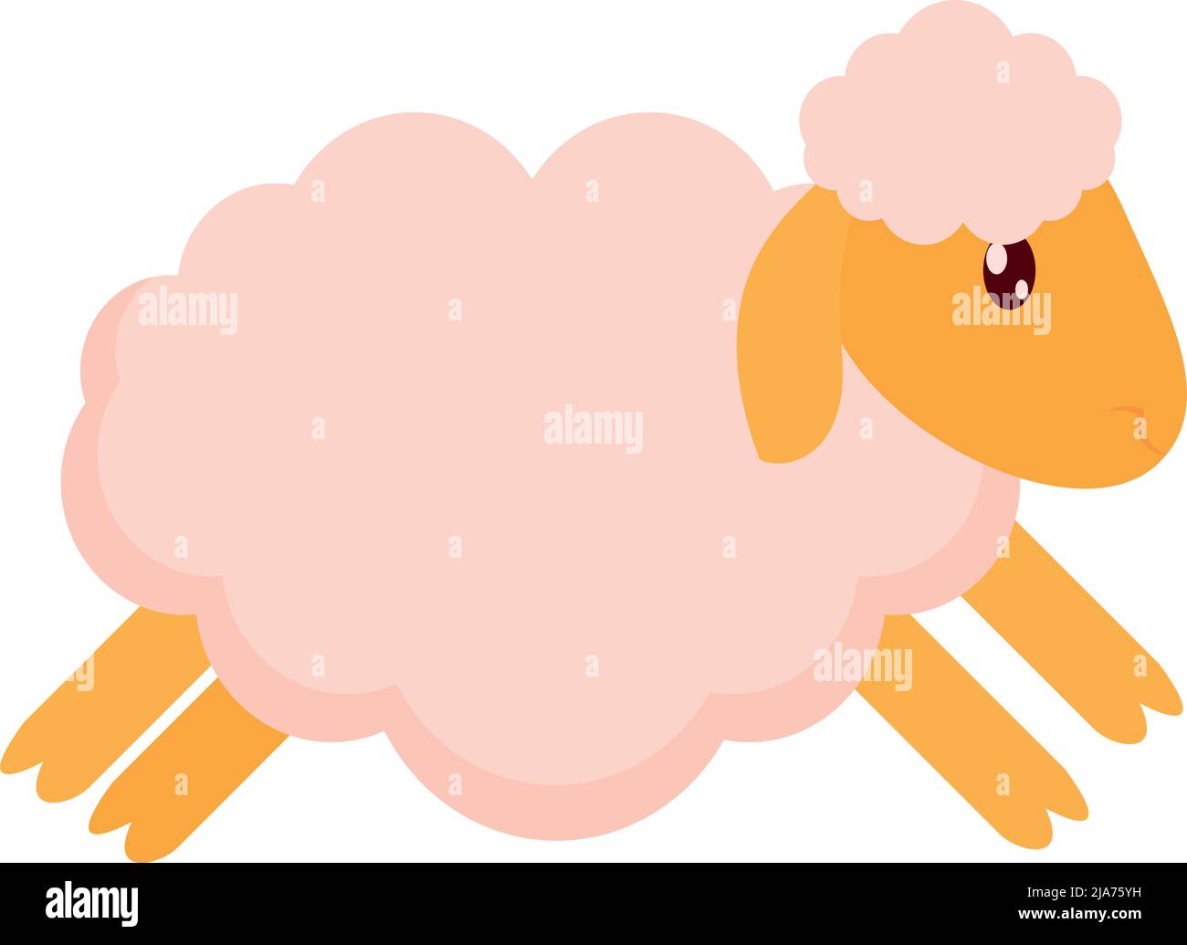 pink sheep icon Stock Vector Image & Art - Alamy