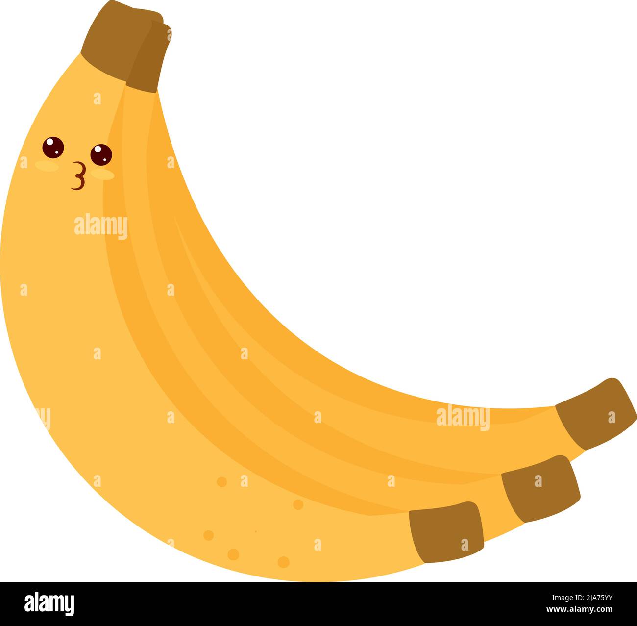 Bananas with face Stock Vector Images - Alamy