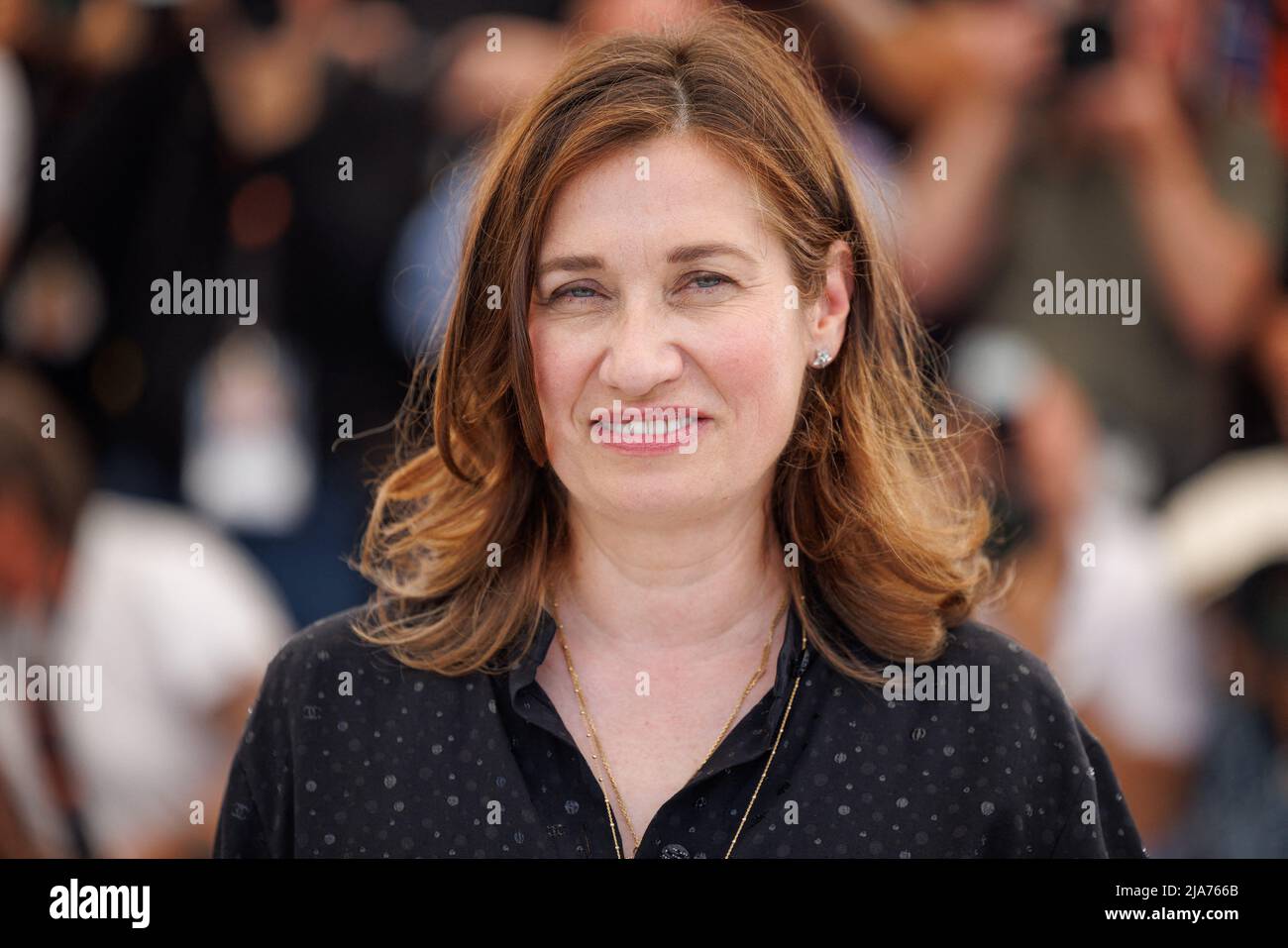 Emmanuelle Devos attends the photocall for "Mascarade" during the 75th ...