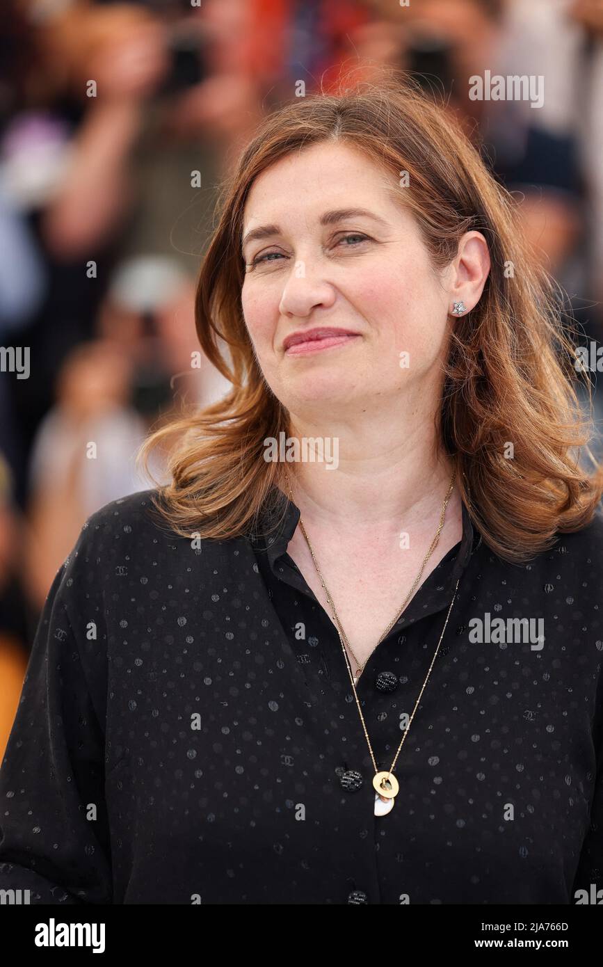 Emmanuelle Devos attends the photocall for "Mascarade" during the 75th ...
