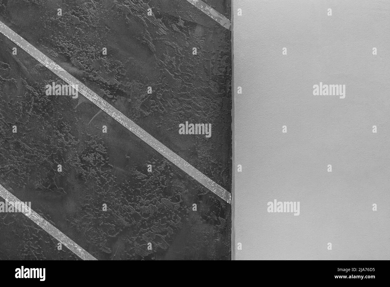 Stripe line pattern on dark black background abstract design of modern ...