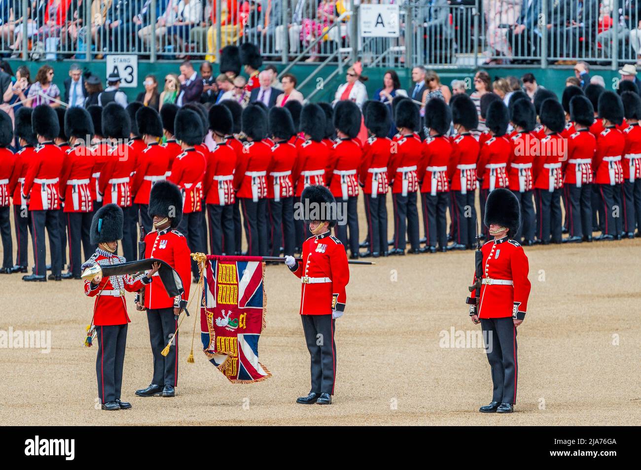 London, UK. 28th May, 2022. The new Colours are unveiled - The Duke of Cambridge, Colonel of the ...