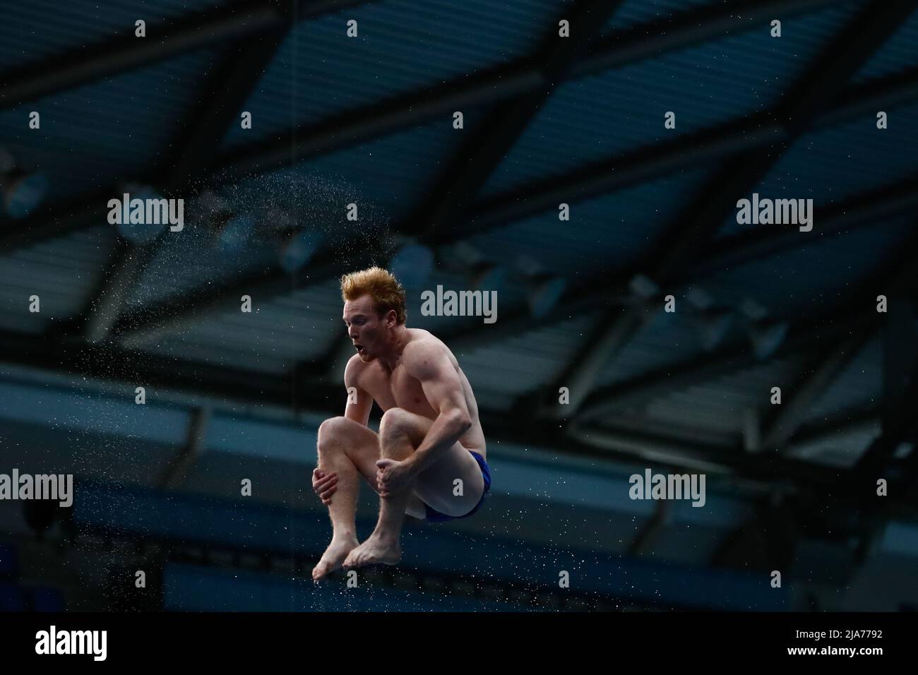 Edinburgh Diving Club’s James Heatly competes during day one of the ...