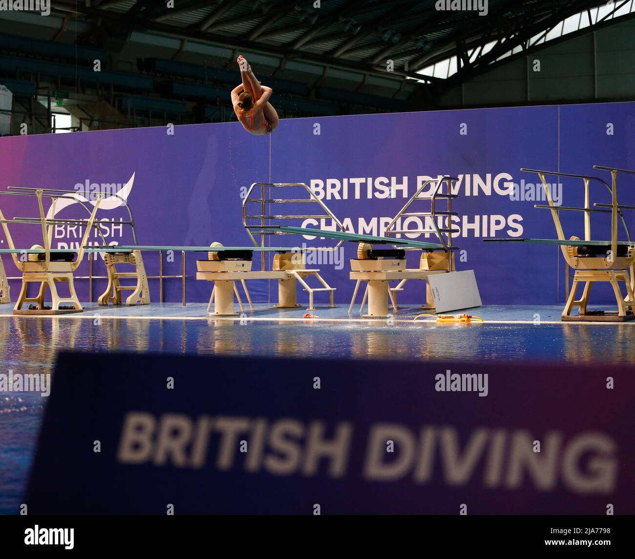 A general view during day one of the British Diving Championships 2022 ...