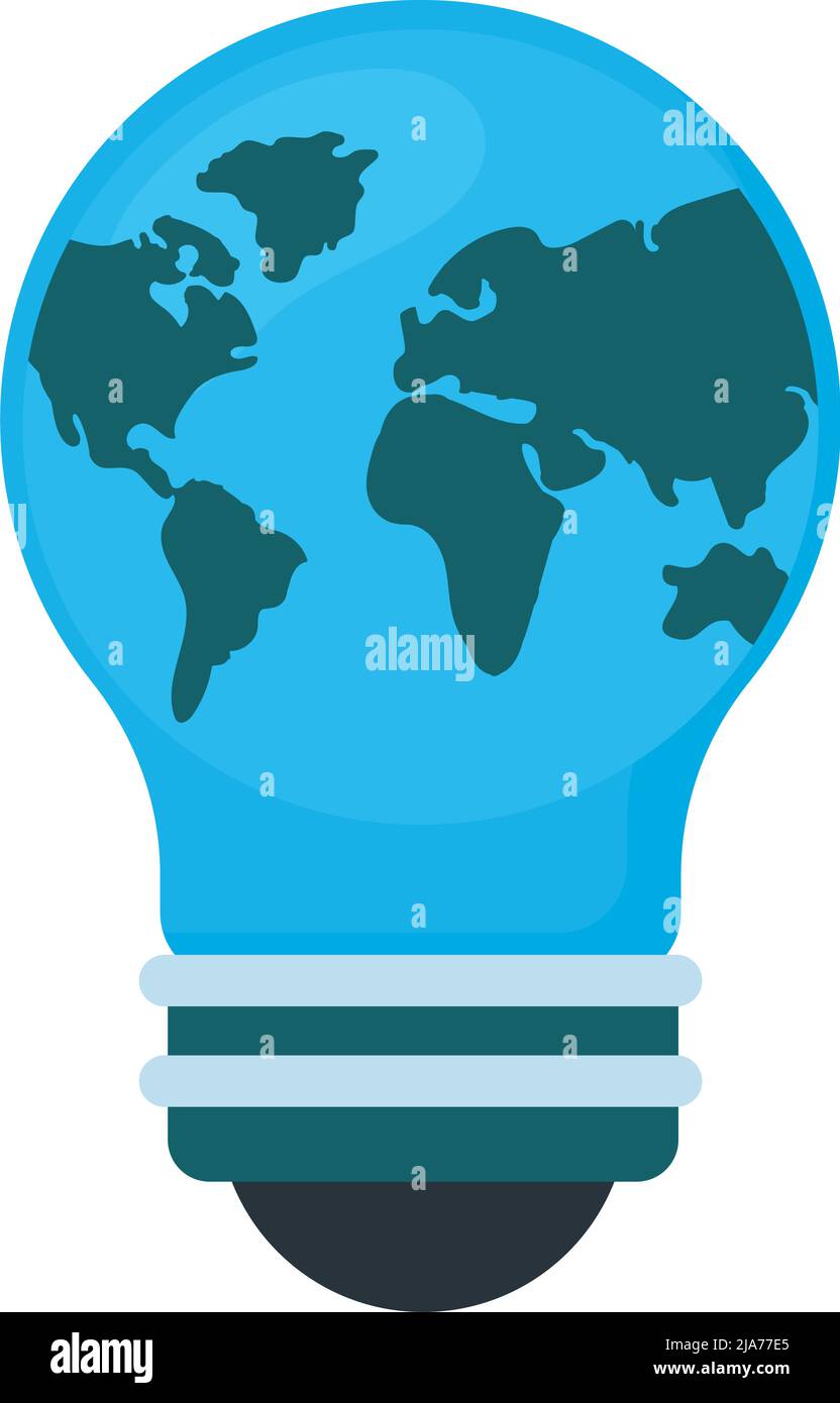 earth bulb light Stock Vector Image & Art - Alamy