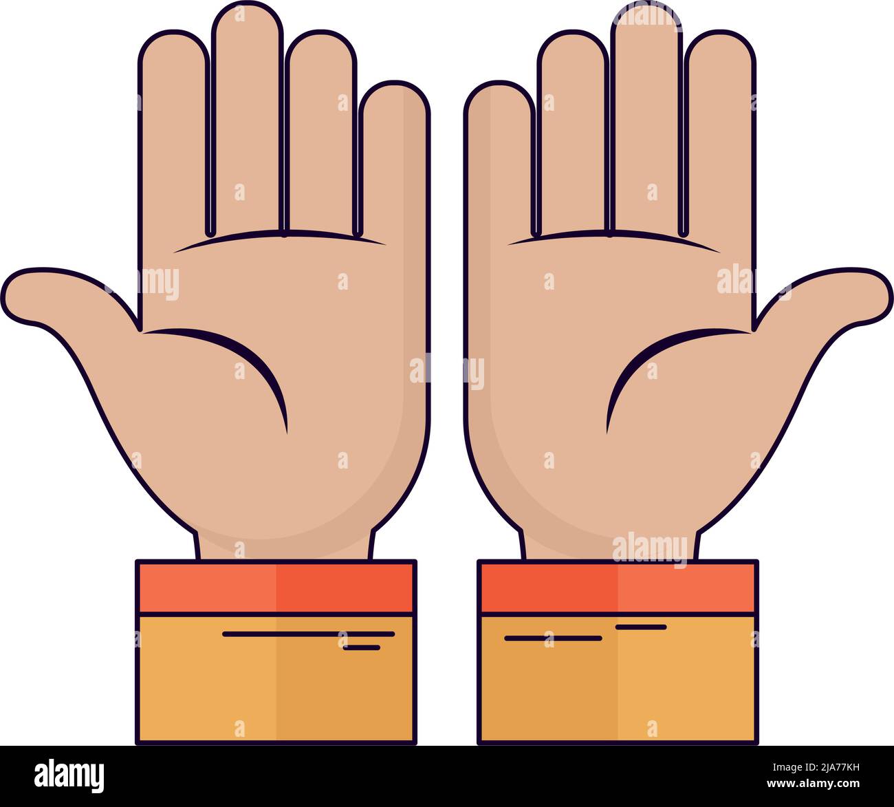 cartoon hands icon Stock Vector Image & Art - Alamy