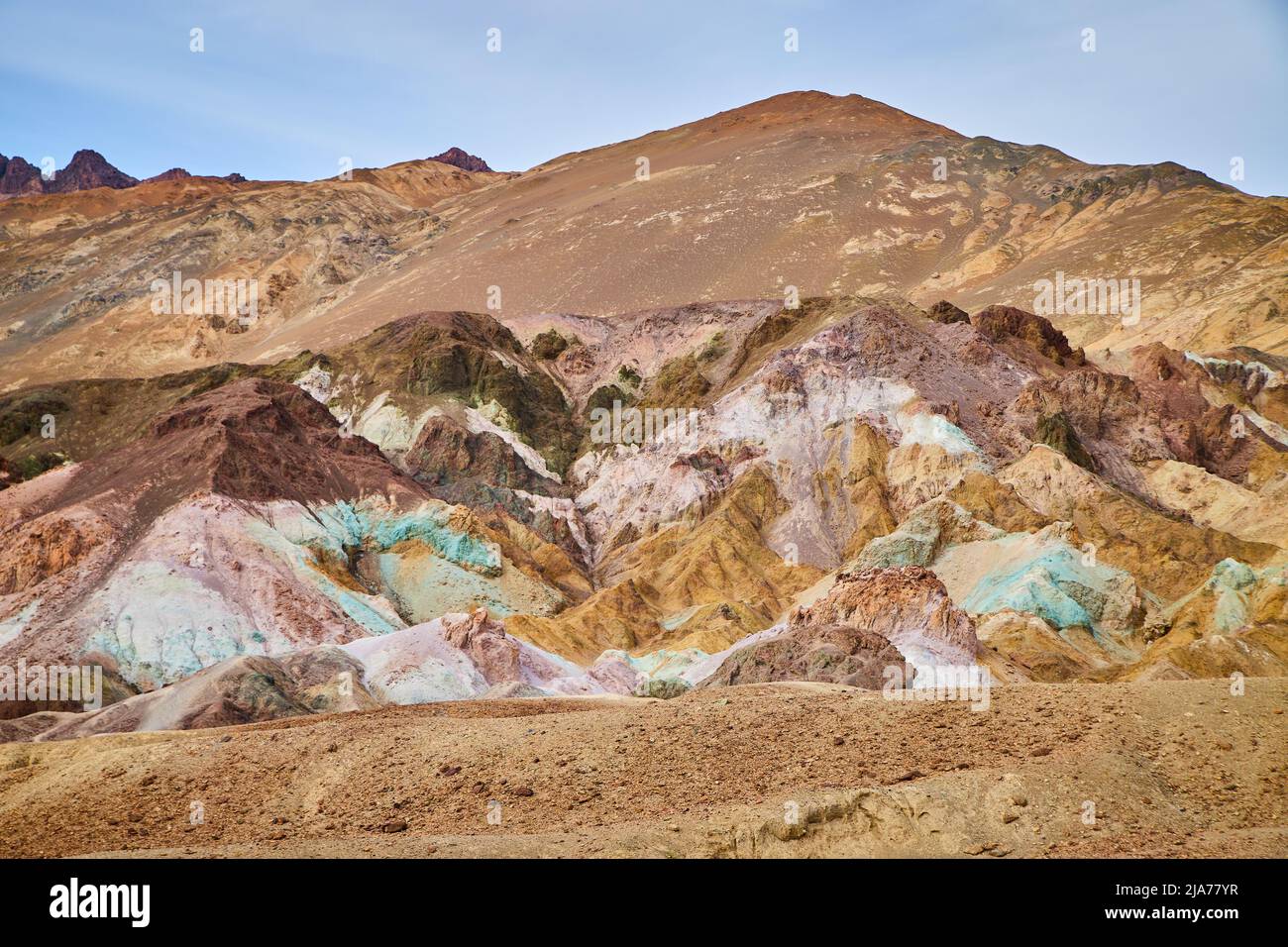 Large colorful variety of mountains in desert Stock Photo - Alamy