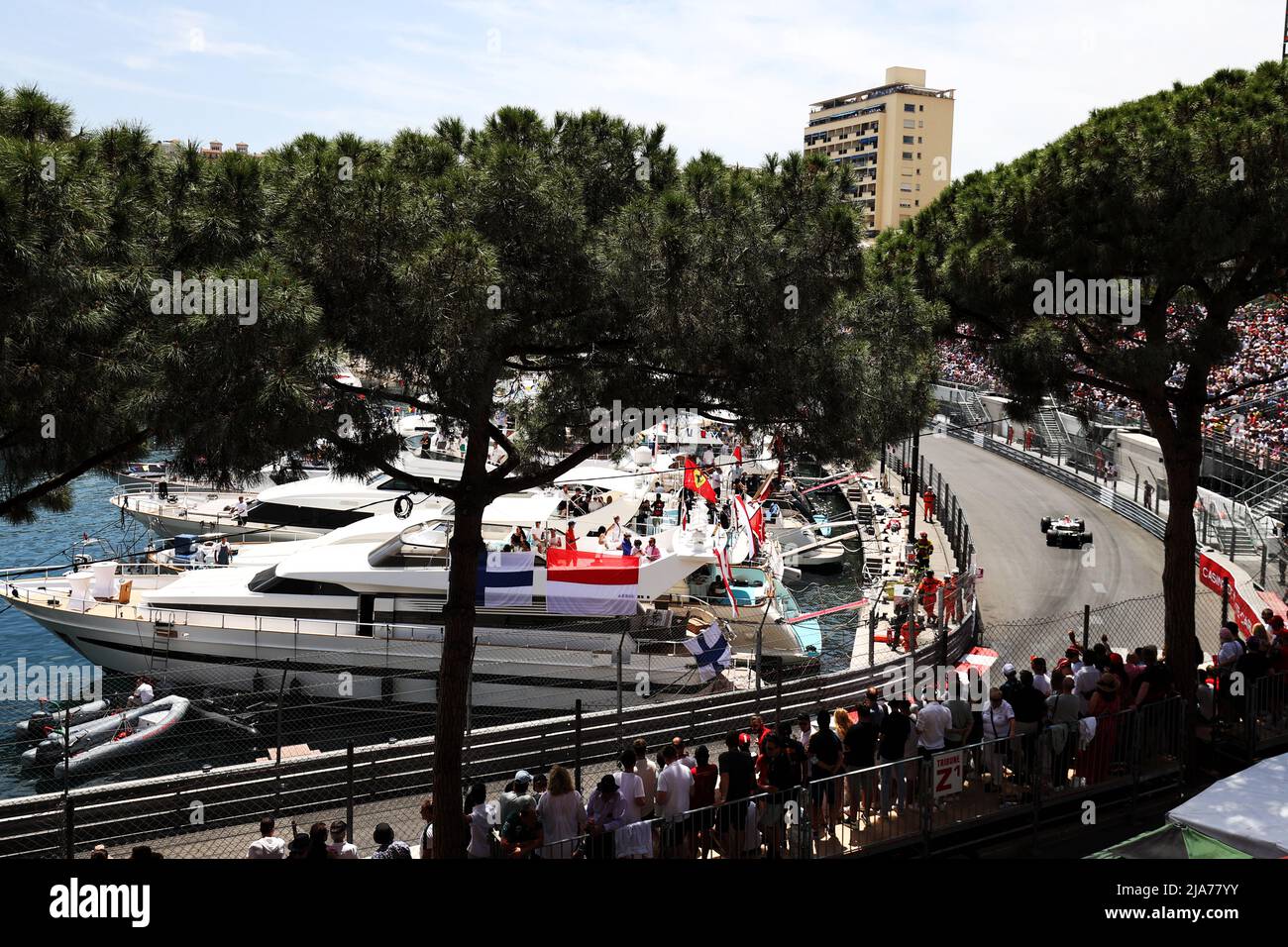 Lewis Hamilton (GBR) Mercedes AMG F1 W13. Monaco Grand Prix, Saturday ...